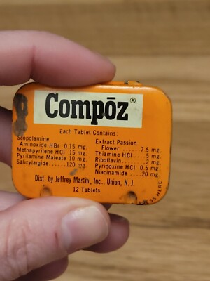 Vintage medicine tin: COMPOZ Tablets ~ / Rare | eBay