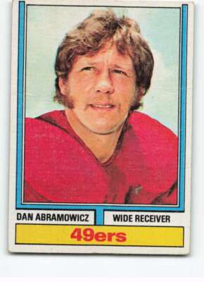1974 Topps #320 Dan Abramowicz G/VG Good/Very Good 49ers | eBay