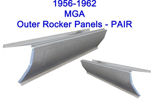 1956 1957 1958 1959 1960 1961 1962 MGA OUTER ROCKER PANELS ...NEW PAIR ...