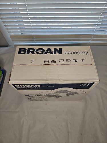 Broan Bathroom Ceiling Wall Mount Ventilation Fan 771 70cfm 4.0 Sones ...