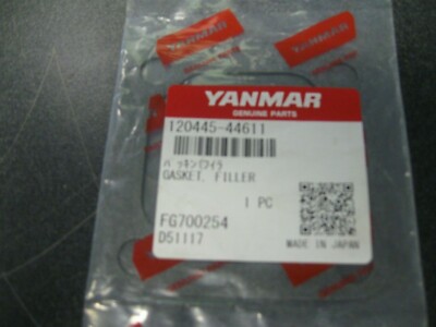YANMAR FILLER GASKET PART NUMBER 120445-44611 JAO7 | eBay