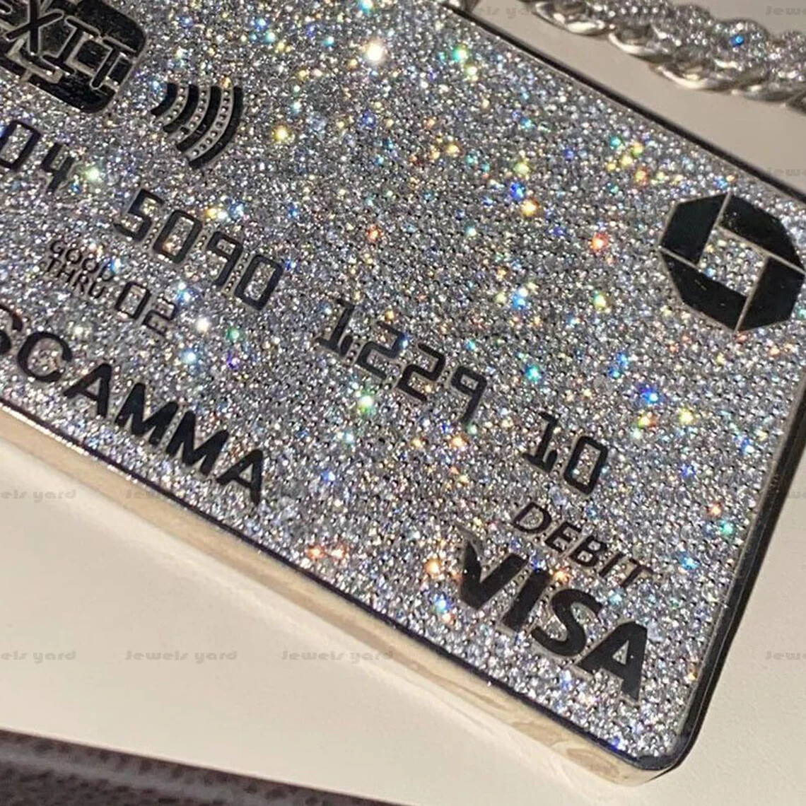 Diamond Encrusted Credit Card