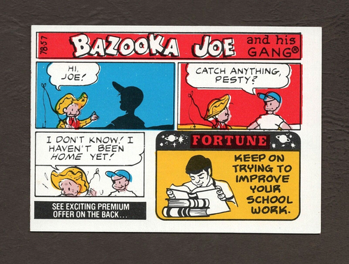 1978 Topps Bazooka Joe and His Gang Comics Trading Card #78-57 | eBay