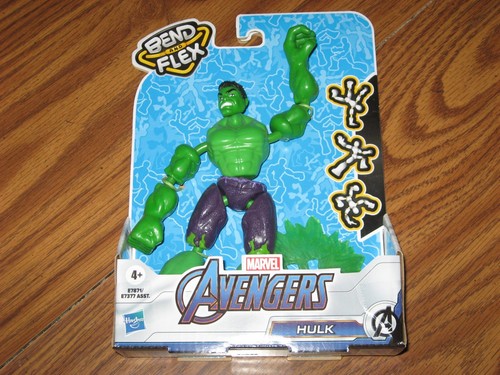 MARVEL AVENGERS HULK BEND AND FLEX 6.5 INCH FIGURE HASBRO NEW | eBay