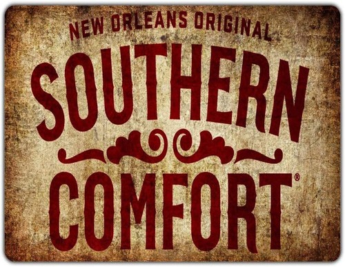 Vintage Southern Comfort Whiskey Wood inspired Retro Pub Bar Man Cave ...