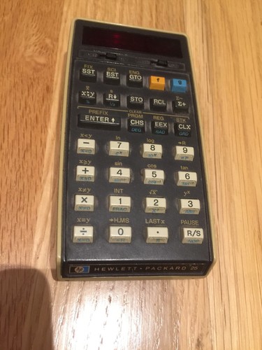 Vintage Hewlett Packard Model 25 Calculator - | eBay