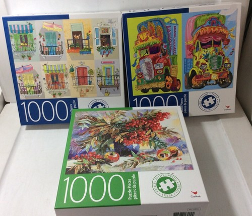 Cardinal Puzzles Lot Of 3 1000 Pieces Each | eBay