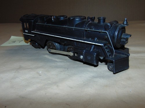 MARX O 666 2-4-2 STEAM ENGINE WITH SMOKE #37 | eBay