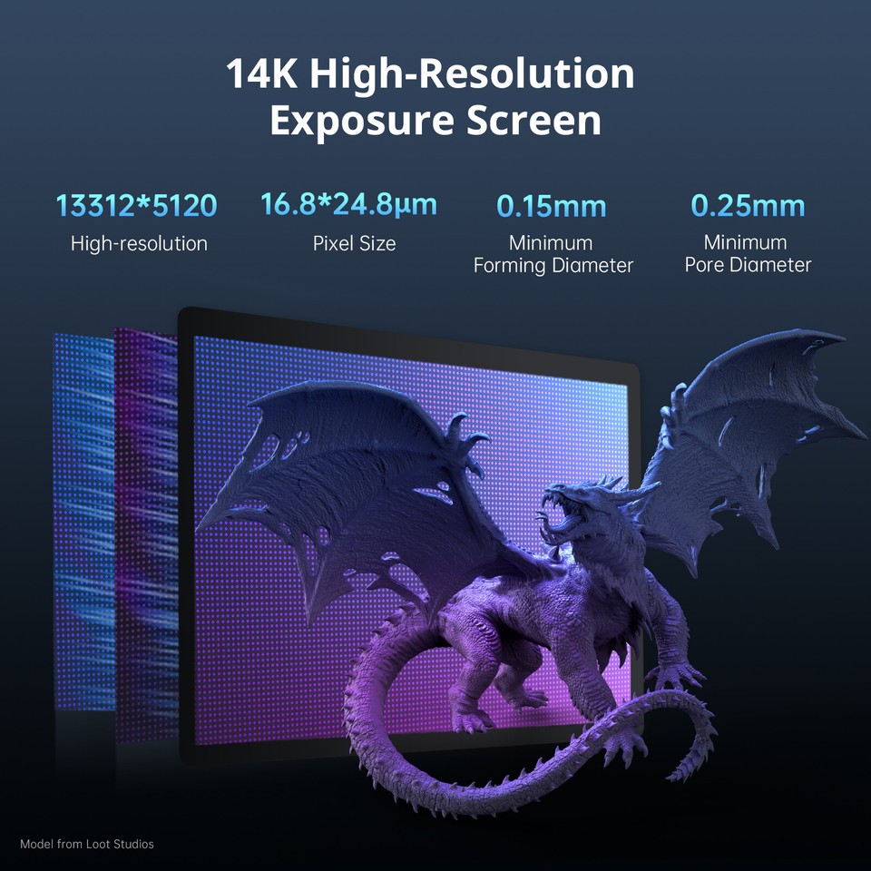 ANYCUBIC Photon Mono M7 14K HD Mono LCD 3D Printer Resin 150mm/h High ...