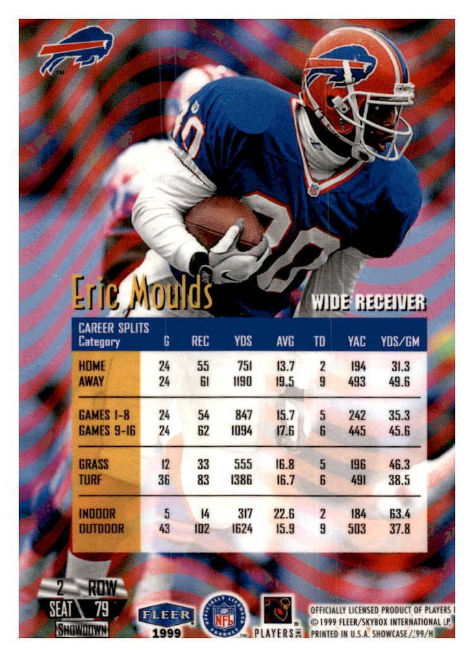 1999 Flair Showcase Eric Moulds PN 79 | eBay