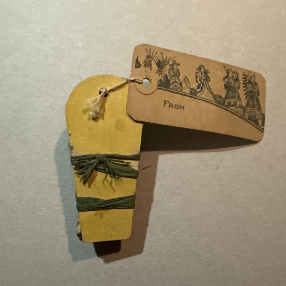 Dennison Mfg Co "Papoose" Souvenir Mailer with Postage Tag Early 20th C Ephemera | eBay