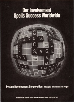 System Development Corporation Vintage Print Ad 1981 Black White | eBay