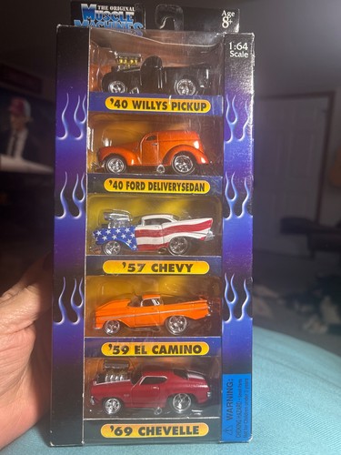 2002 Funline Muscle Machines 1:64 Die Cast Cars 5 Pack Too Hot | eBay
