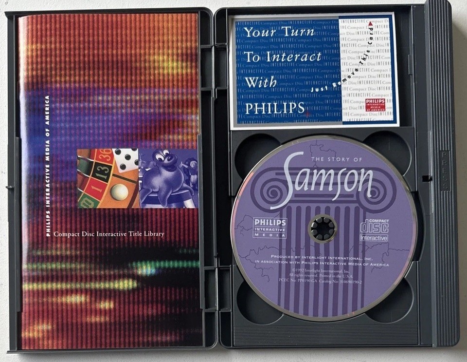 The Story of SAMSON Philips Compact Disc Interactive Media CD-i CDI | eBay