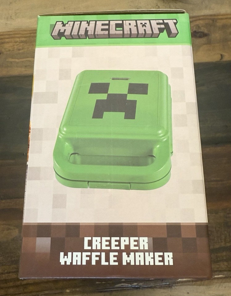 Minecraft Creeper Waffle Maker - NEW IN BOX! Easy Summer Breakfast! | eBay
