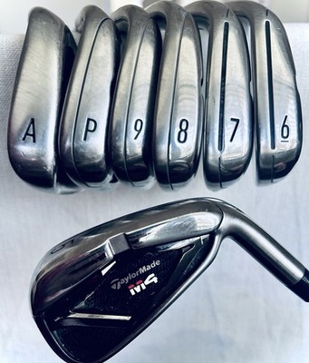 Used RH TaylorMade M4 Iron Set 5-AW Fujikura Atmos Regular Flex ...
