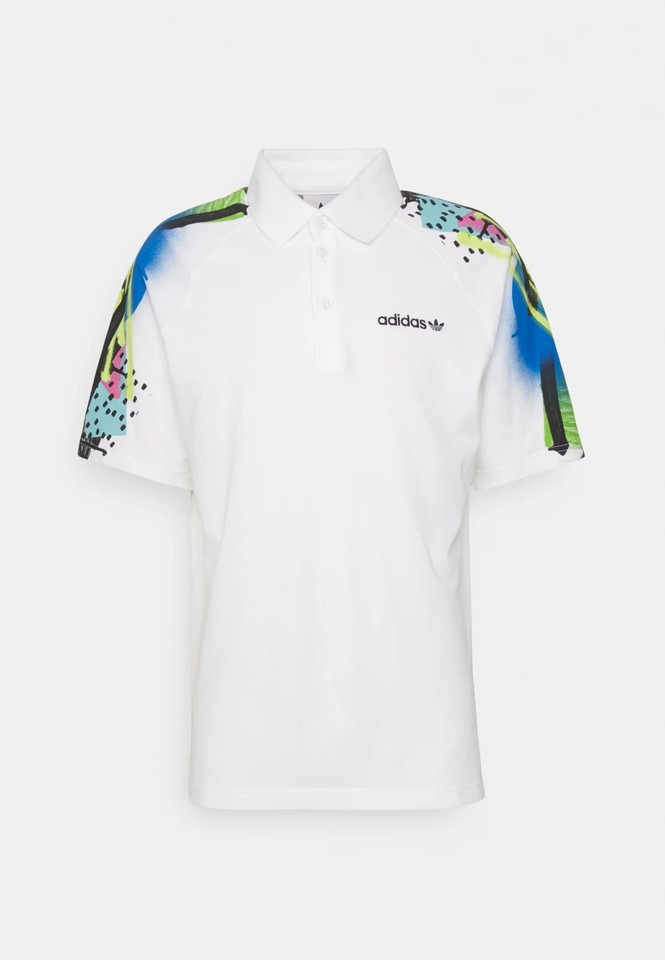 adidas Originals RETRO GRAPHIC Men’s Rare Tennis Cotton POLO Shirt ...