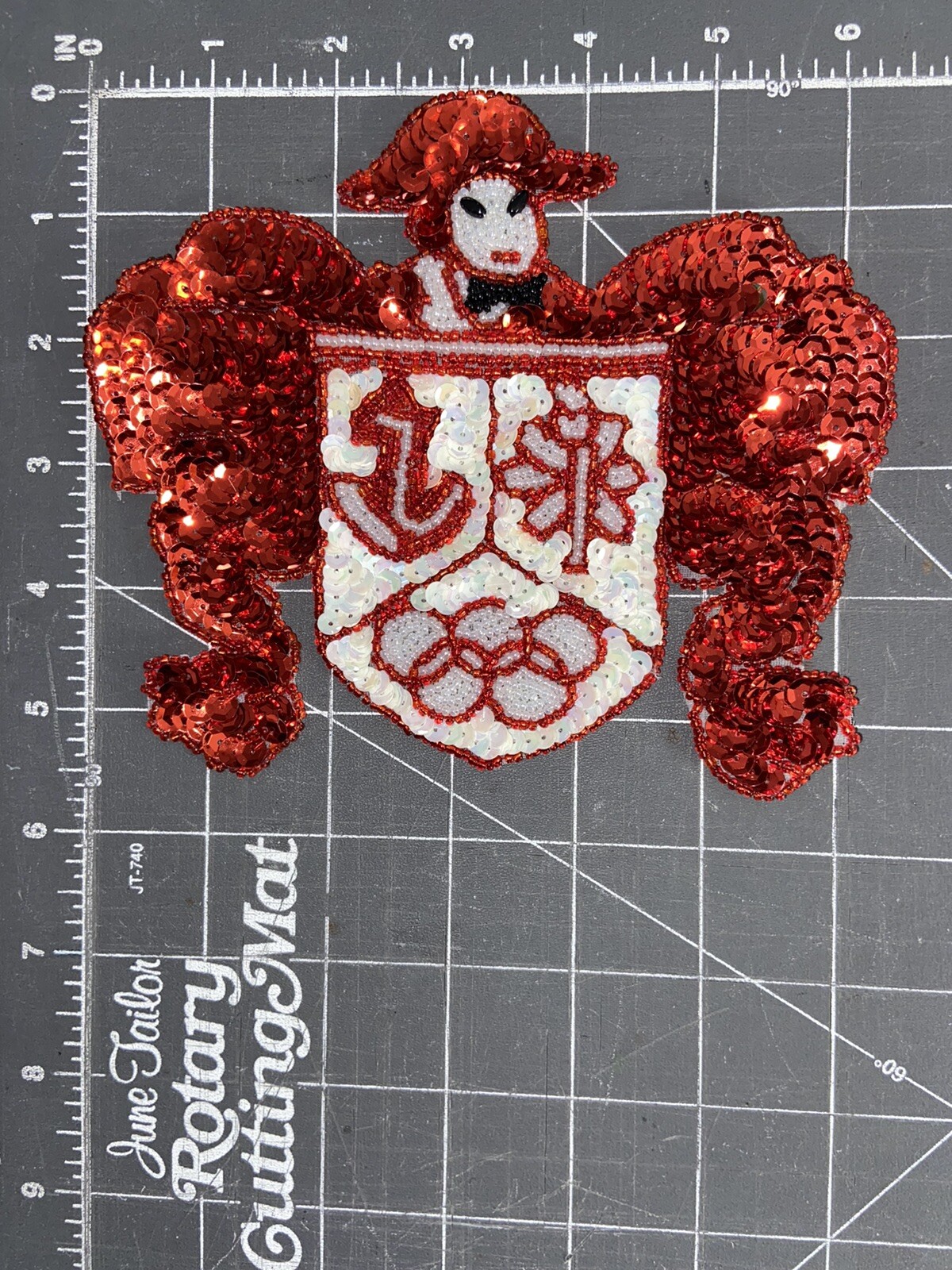 Vintage 1992 Summer Olympics Barcelona Spain Sequins Beads Patch Crest ...