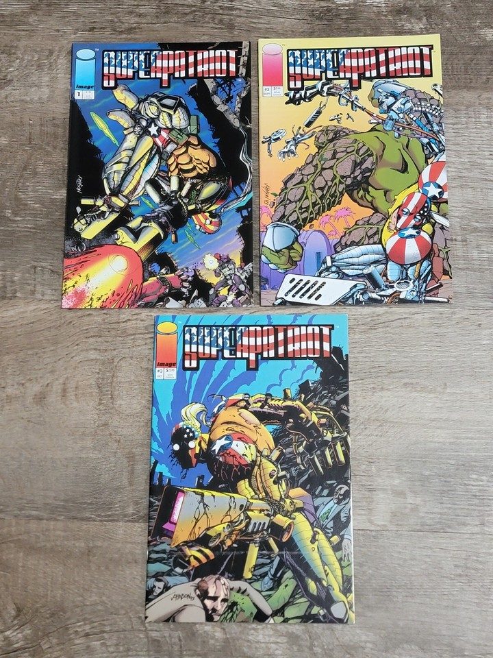 SuperPatriot Lot x3 Issues #1-#3 Image Comics 1993 Comic Books | eBay