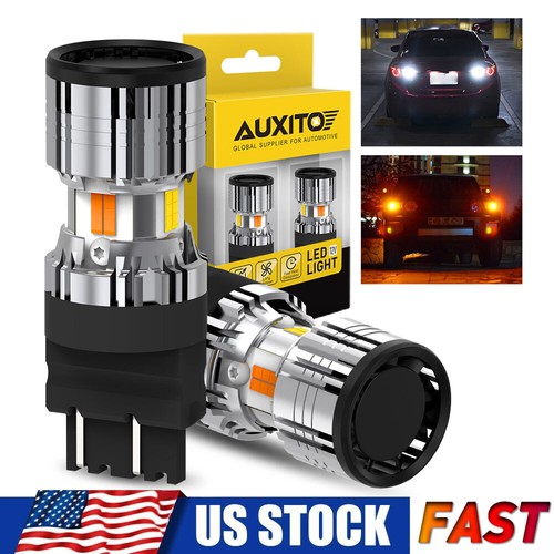 AUXITO Super Bright LED Turn Signal Light Bulbs Switchback 3157 4157 ...