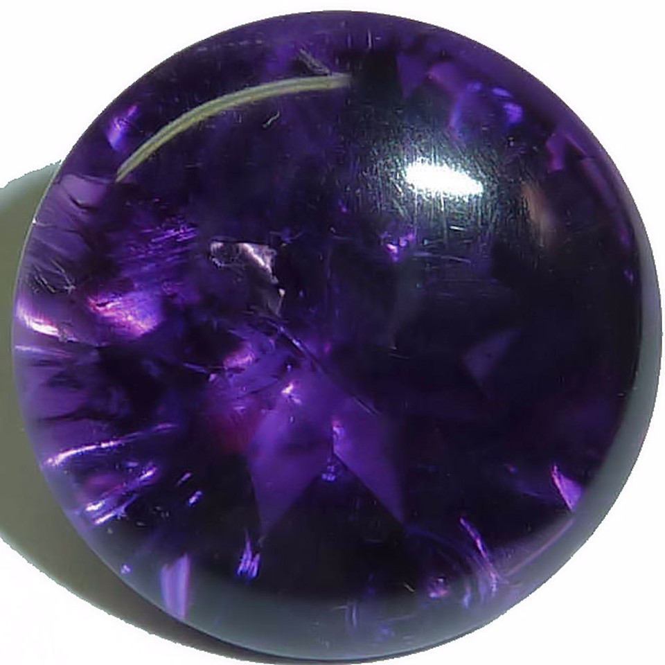 Natural Amethyst Deep Purple Round (16 options) Faceted Loose Gems ...