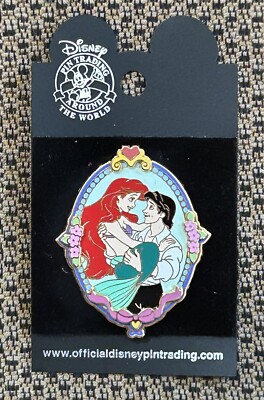 Disney Princess Pair Couples Series Ariel & Eric The Little Mermaid Pin ...