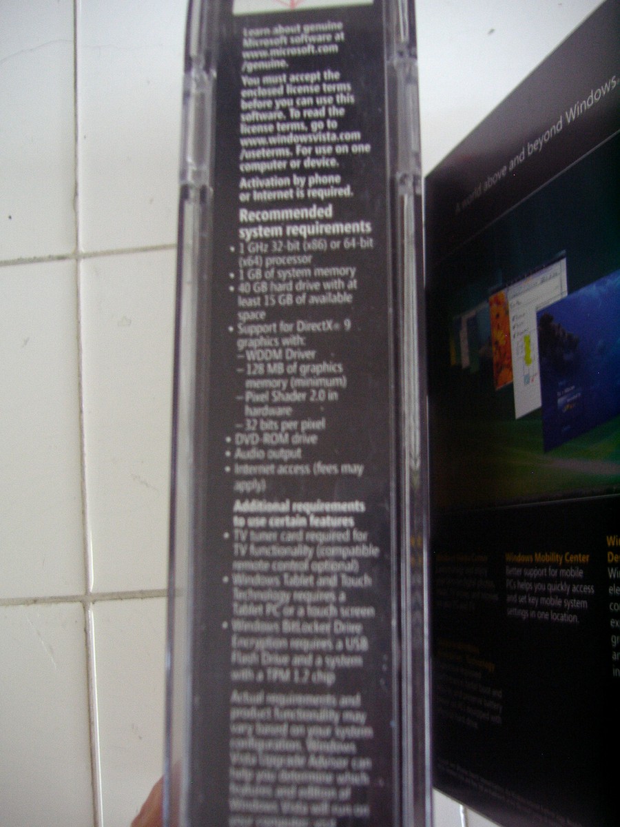 Windows Vista Ultimate Box