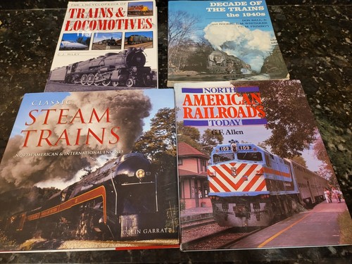 Lot of 4 Vintage Railroad / Train Books | eBay