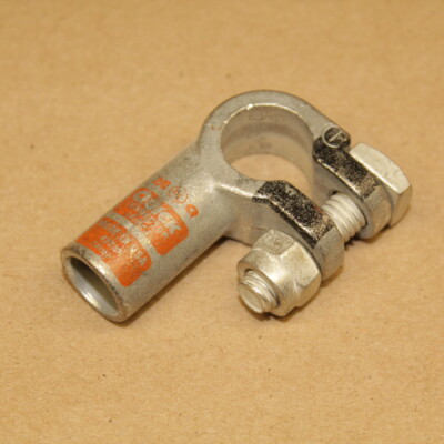 Quick Cable Crimp 2/0 Right Elbow Negative Terminal Connector 4120N | eBay