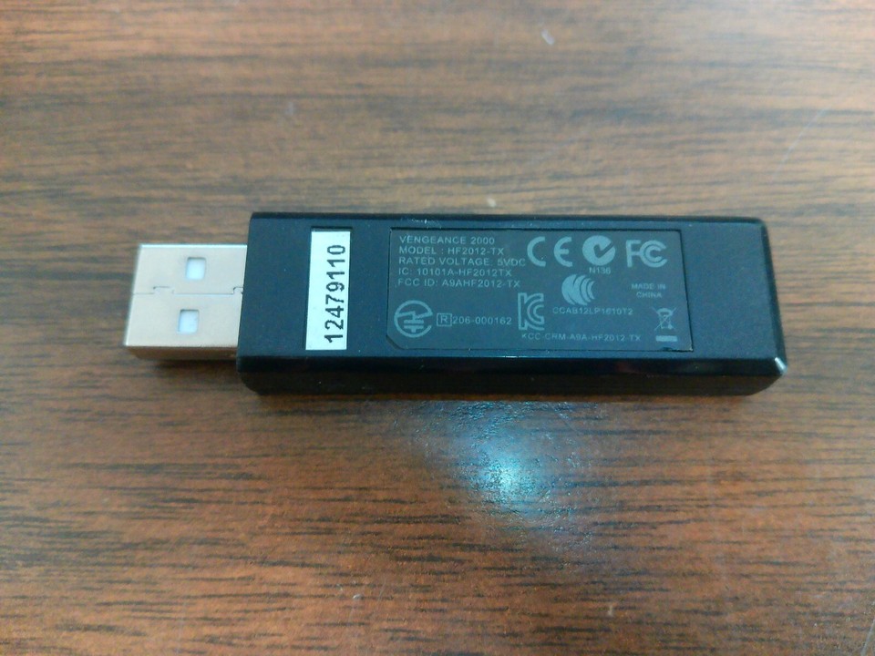 Corsair Vengeance headphone 2000 / 2100 USB Dongle Transceiver Model ...