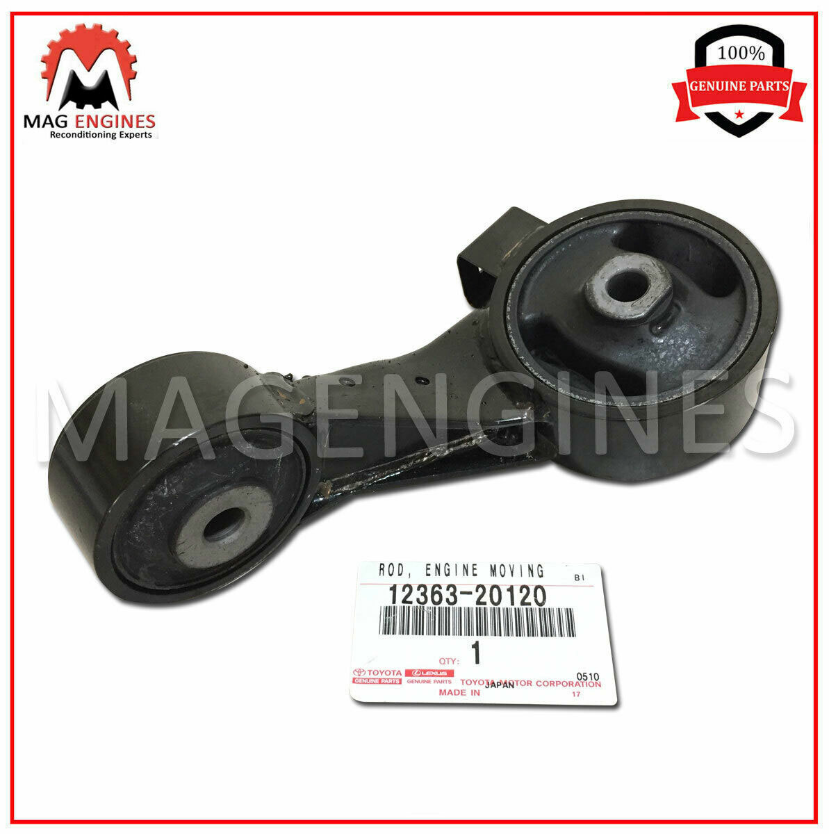 12363-20120 GENUINE OEM UPPER DOGBONE MOTOR MOUNT 1236320120 | eBay