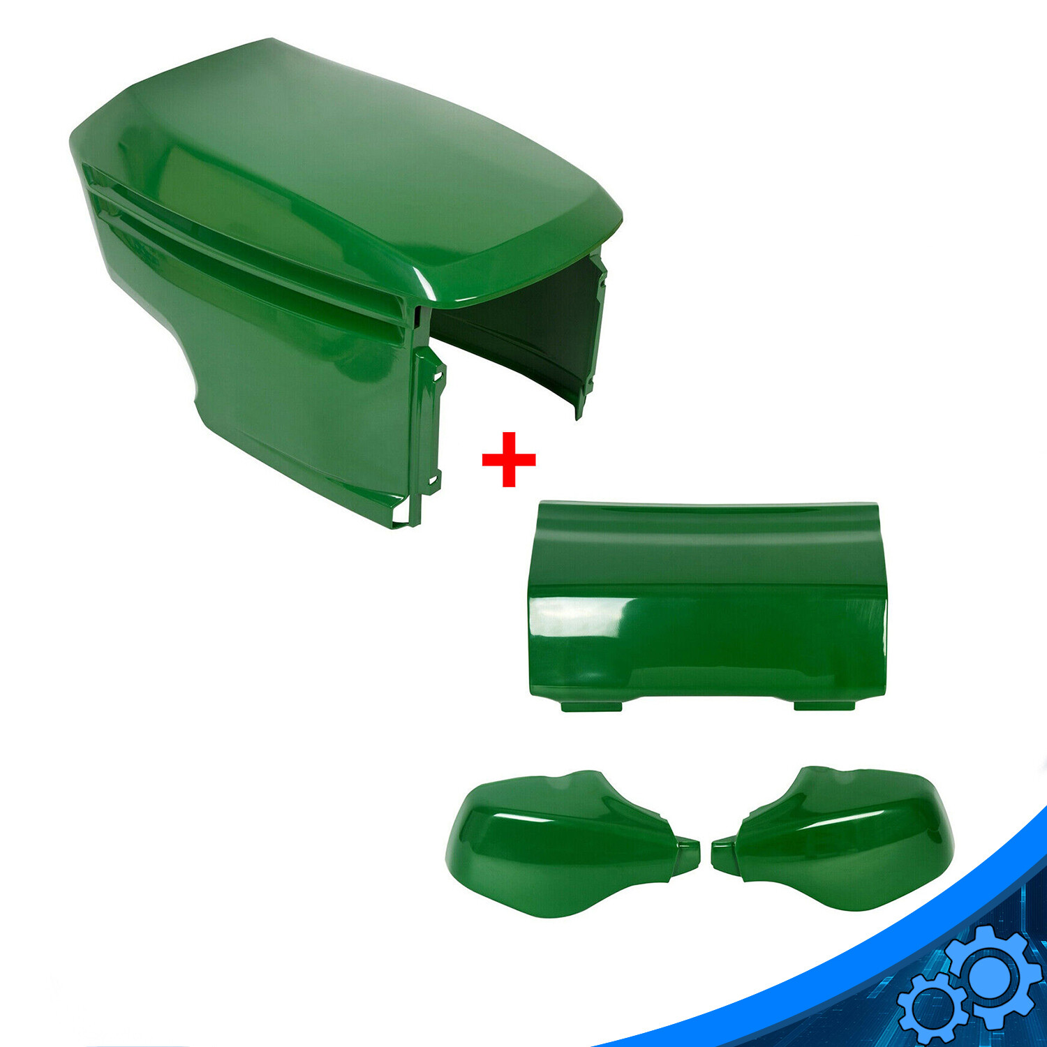 New Front Bumper and Lower Upper Hood Kit For John Deere 325 335 345 ...