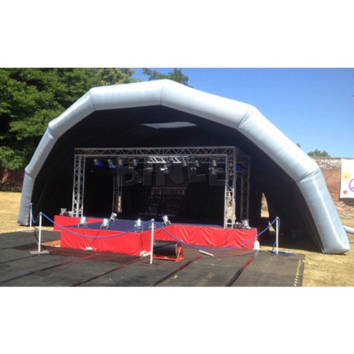 Mobile Portable 7m Giant Inflatable Stage Cover Tent w/Blower For Music ...