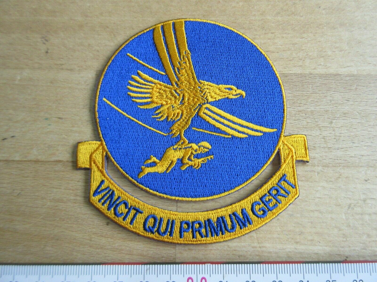US Army Patch WWII USAAF TROOPERS CARRIER COMMAND Vincit Qui primum ...