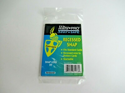 Ultra Pro Stor-Safe Recessed Snap Card Protection for Standard Cards ...