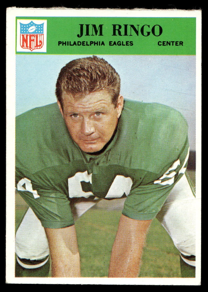 1966 Philadelphia #141 Jim Ringo Philadelphia Eagles EX-EXMINT+ NO ...