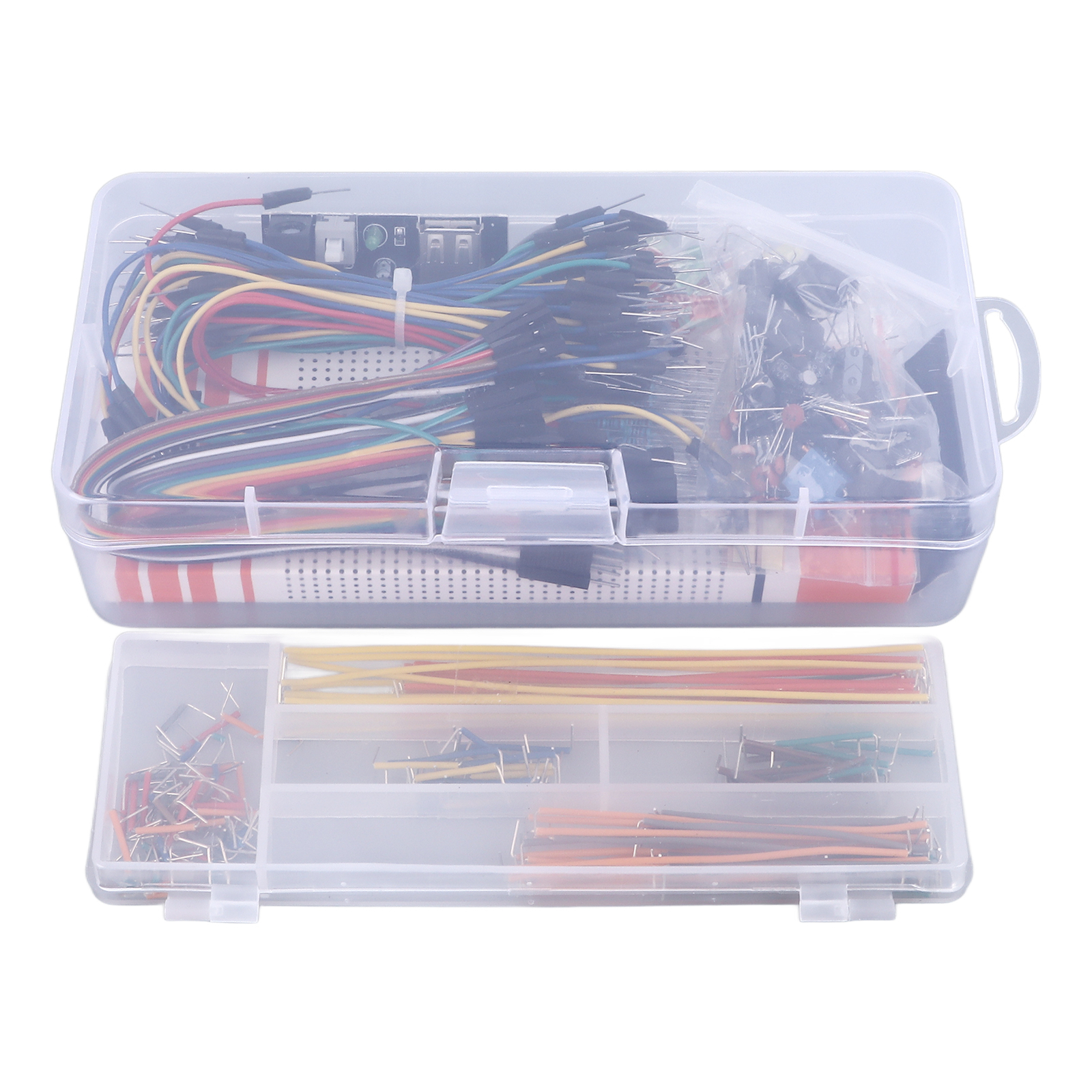 Electronic Component Kit 830 Hole Breadboard Resistor Potentiometer ...