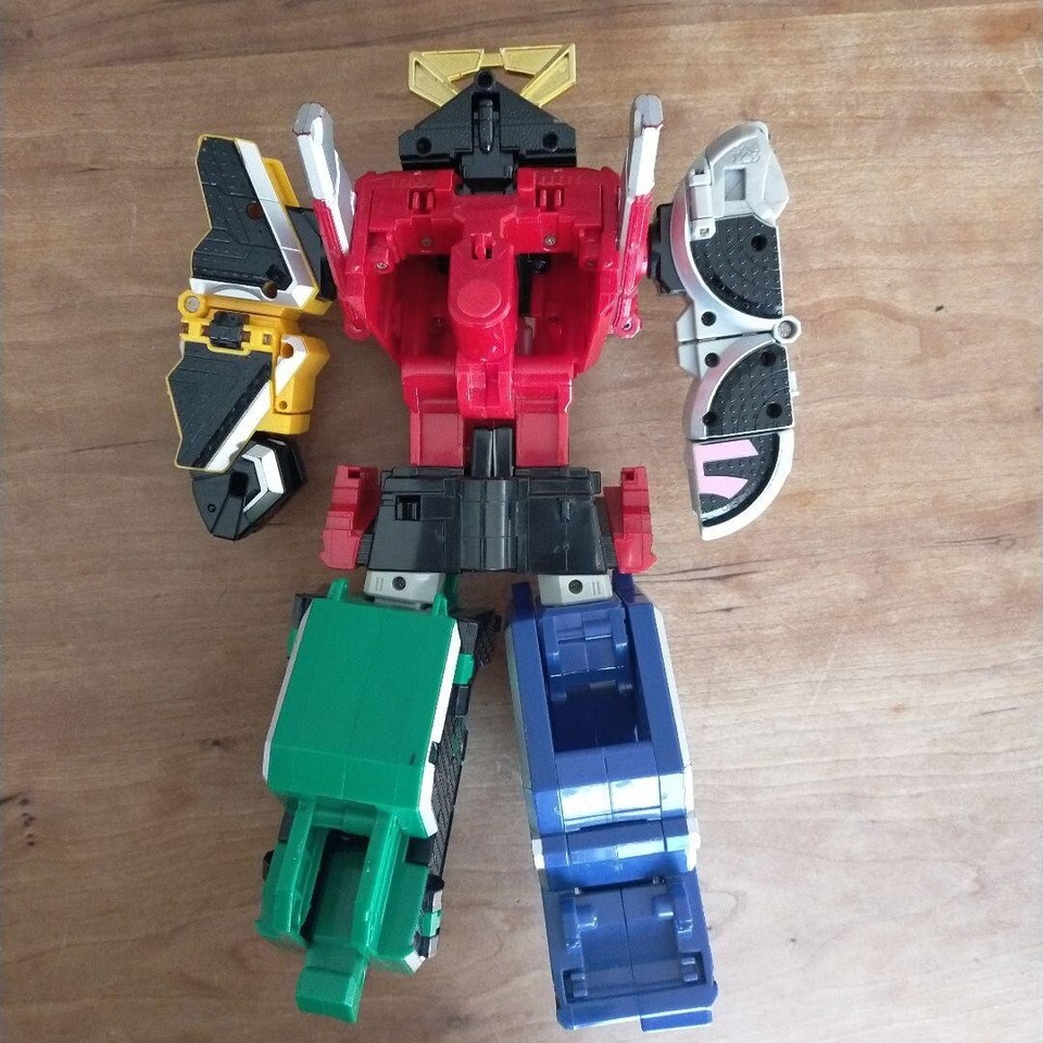 Power Rangers Samurai Sentai Shinkenger DX Shinken Oh Megazord Bandai ...