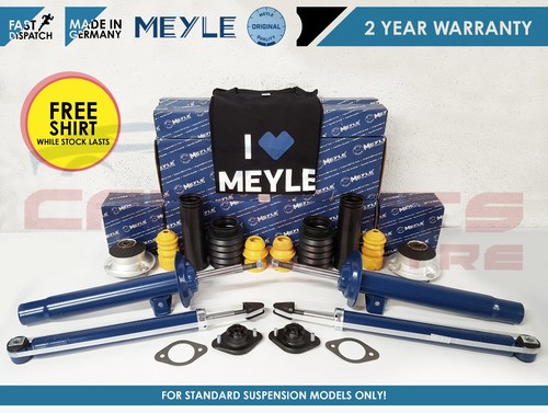 FOR BMW 3 SERIES E46 FRONT REAR SHOCK ABSORBERS TOP STRUT MOUNTS DUST ...