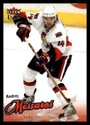 2008 Fleer Ultra #61 Andrej Meszaros Ottawa Senators | eBay