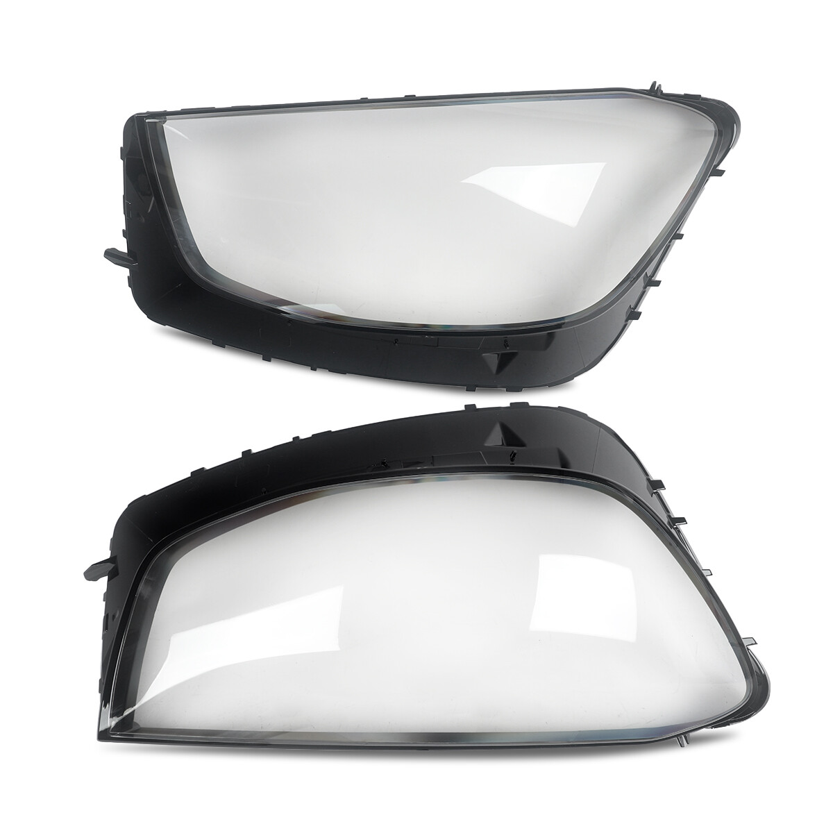 L&R Headlamp Headlight Lens Cover For 2019-2022 Mercedes-Benz GLC W253 ...