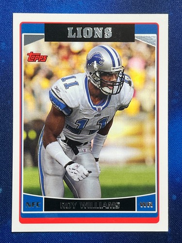 2006 Topps Football #177 Roy Williams Detroit Lions | eBay