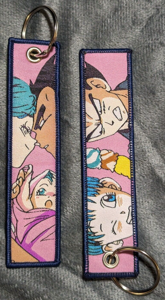 Dragonball Z Vegeta and Bulma Anime Jet Tag Keychain | eBay