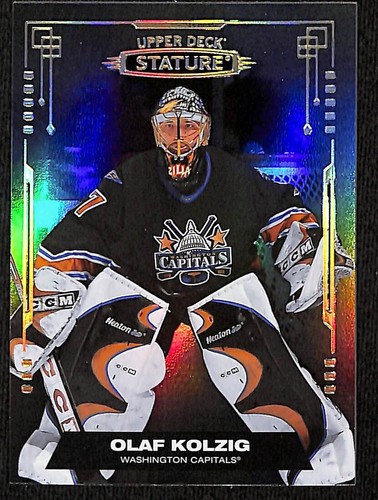 2021-22 Upper Deck Stature Olaf Kolzig #58 Washington Capitals Hockey ...