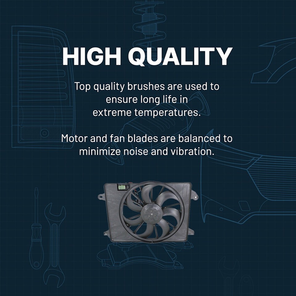 Pair Set of 2 Cooling Fan Assemblies Left-and-Right for VW Left & Right ...