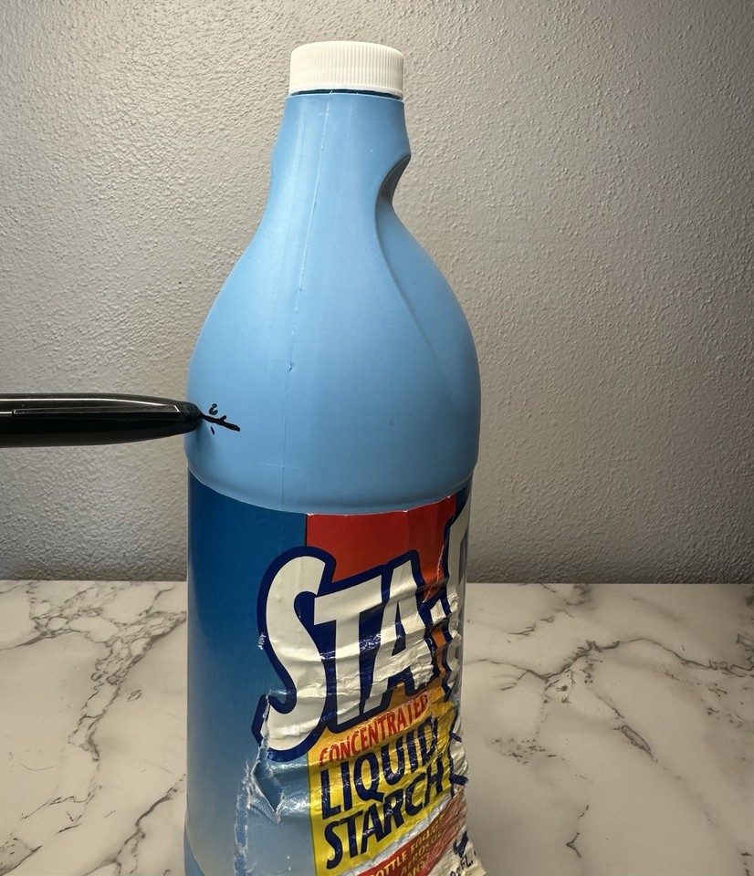 STA-FLO Concentrated Liquid Starch Laundry Vintage Blue Bottle 32oz | eBay