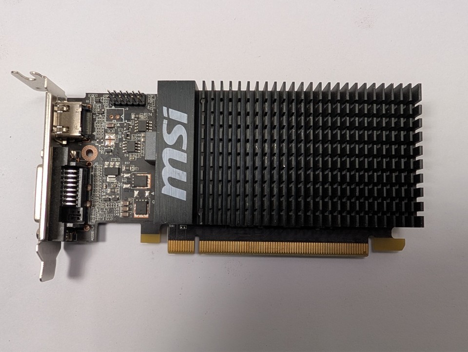 MSI GT 710 2 GB DDR3 GPU Graphics Card Low Profile DVI HDMI | eBay UK