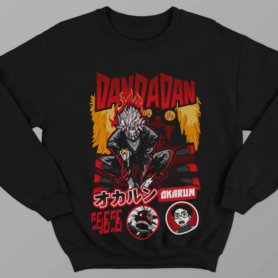 Dandadan Sweatshirt Okarun Sweater Momo Seiko Ayase Pullover Aira Turbo ...