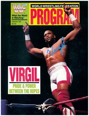 RARE WWF MULTI-SIGNED X4 1991 Vol. #192 VIRGIL Pride Power WWE ...