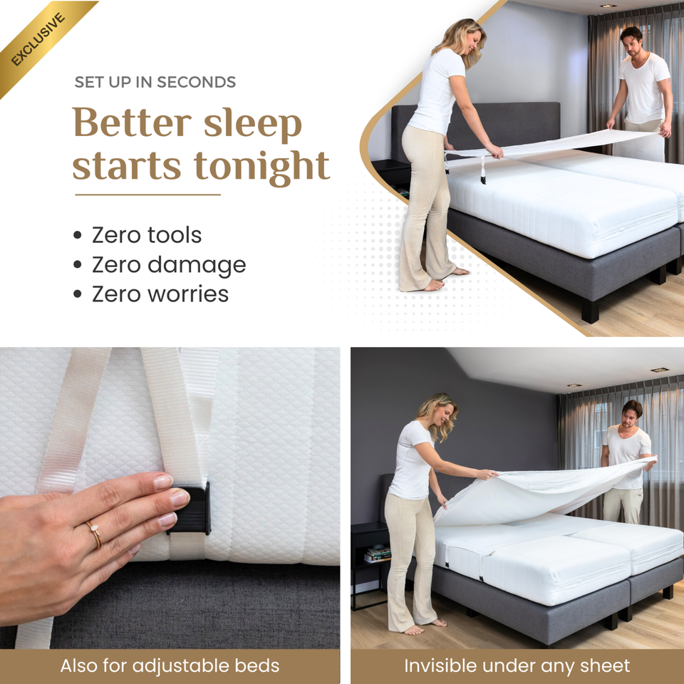 Bed Bridge Mattress Connector, Twin to King Converter, Non-Slip Strap ...